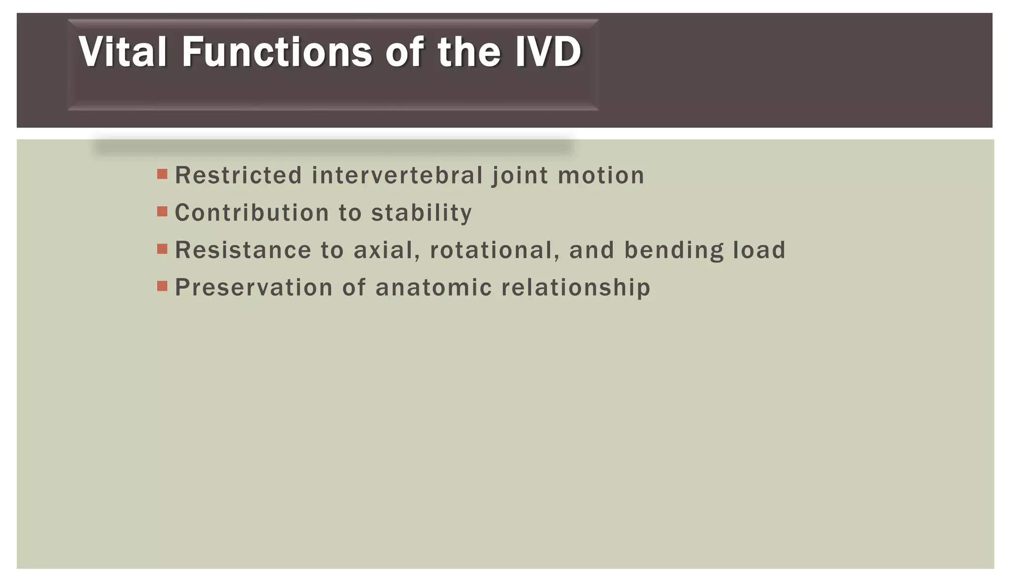 Intervertebral disc prolapse(ivdp) | PPTX
