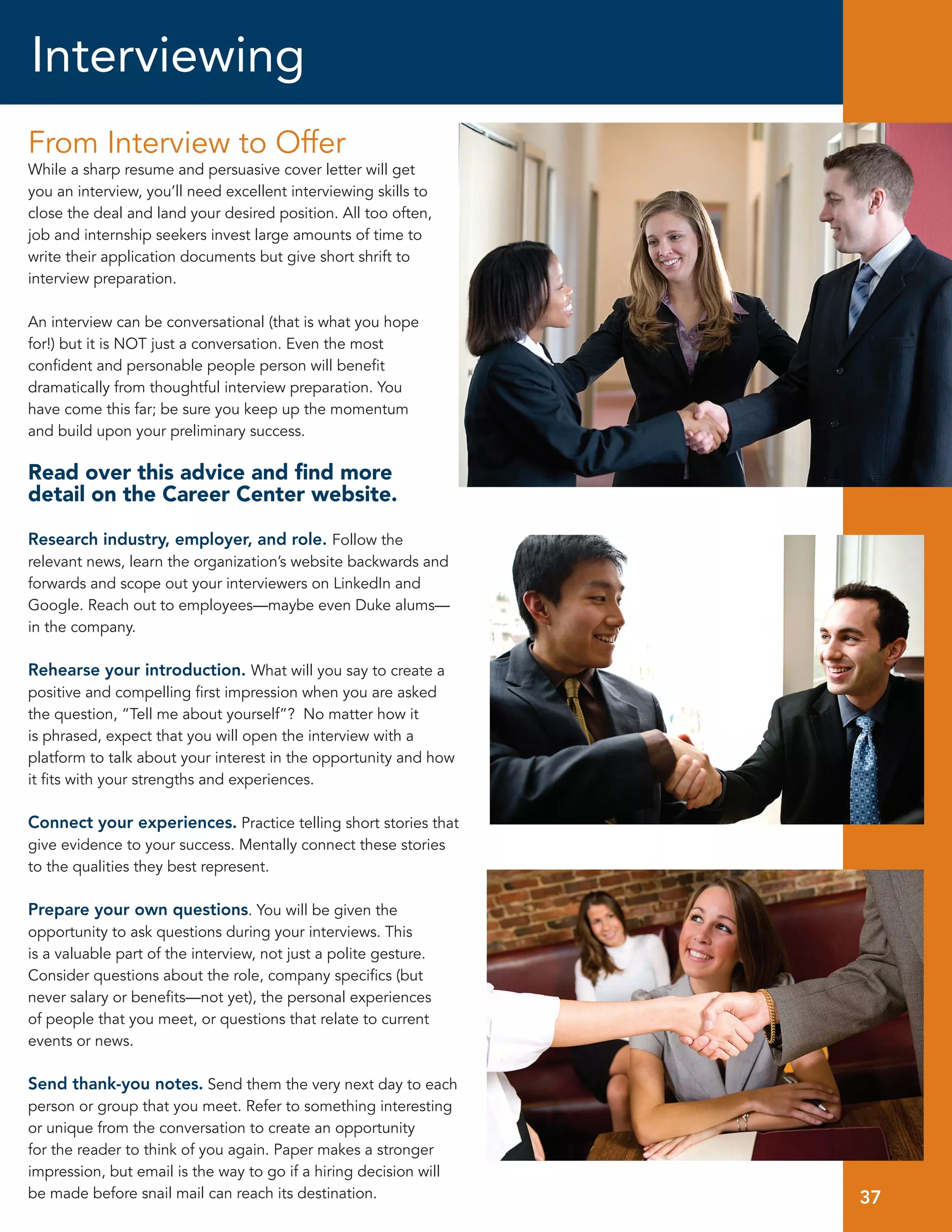 Interviewing | PDF | Resume Writing and Advice | Job Search