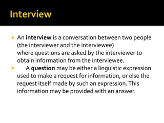 Interview | PPTX | Careers