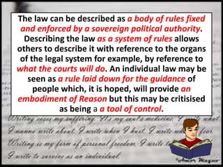 English Legal System | PPTX