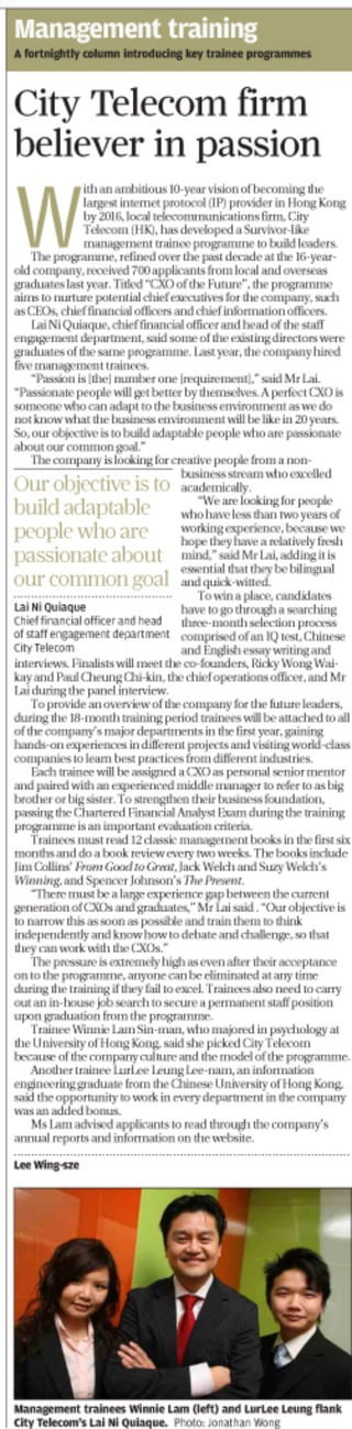 Newspaper interview | PDF