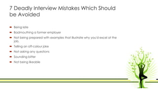 Interview preparation | PPTX | Resume Writing and Advice | Job Search