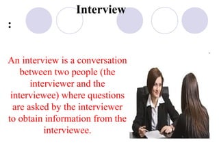 Interview | PPT