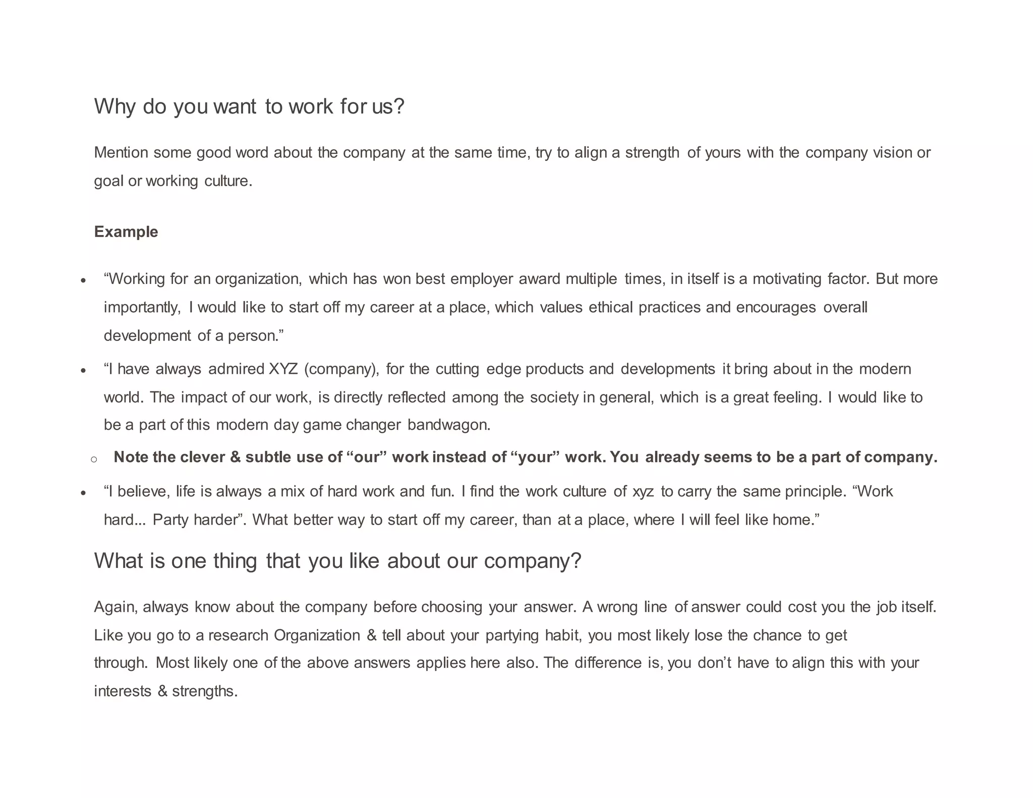 Fresher Interview questions with answer | DOCX