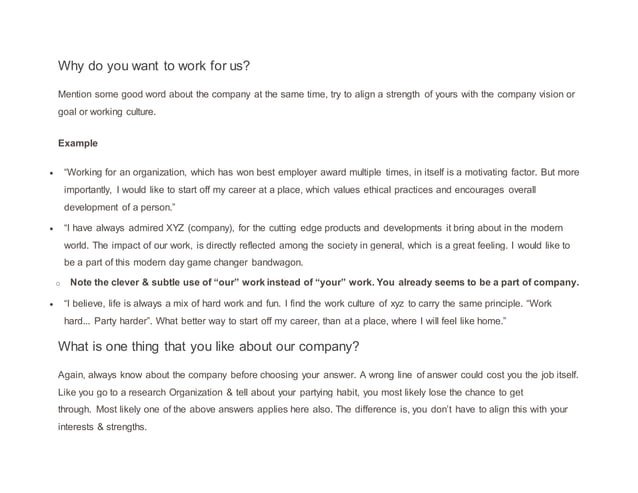 Fresher Interview questions with answer