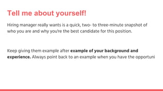 Interview tips for Freshers!! | PPTX