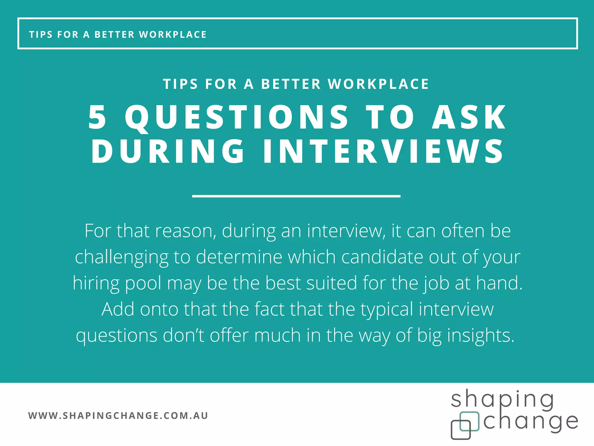 5 insightful questions to ask during interviews | PPT