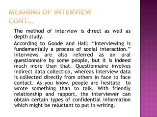 Interview | PPT | Free Download