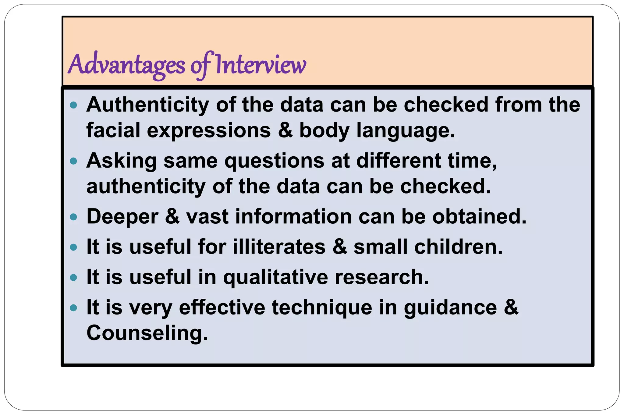 Interview technique | PPT