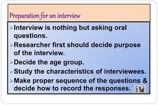 Interview technique | PPTX