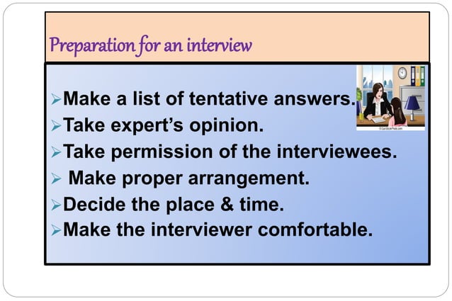 Interview technique | PPT