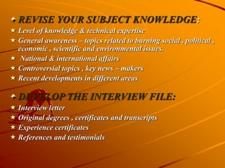 Enhancing Interview Skills for the beginners | PPT | Resume Writing and ...