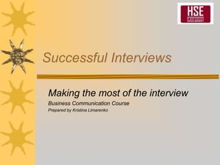 Successful Interview tips and suggestions .ppt