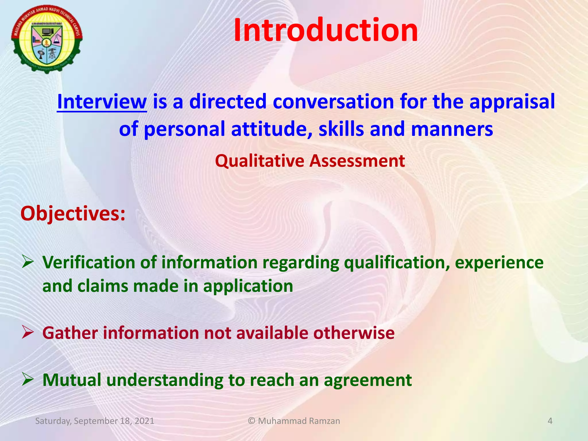 Interview how to face | PPT
