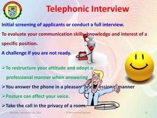 Interview how to face | PPT