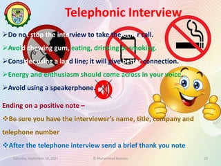 Interview how to face | PPTX