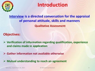 Interview how to face | PPTX