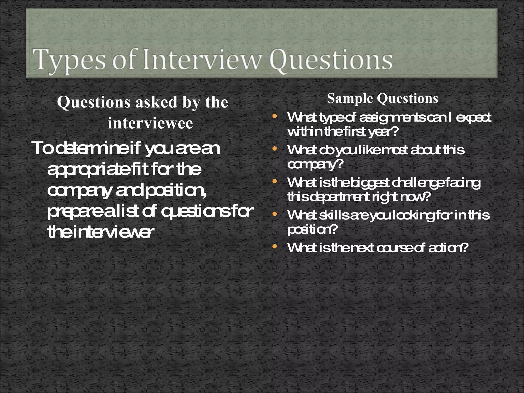 Interview process | PPT | Resume Writing and Advice | Job Search
