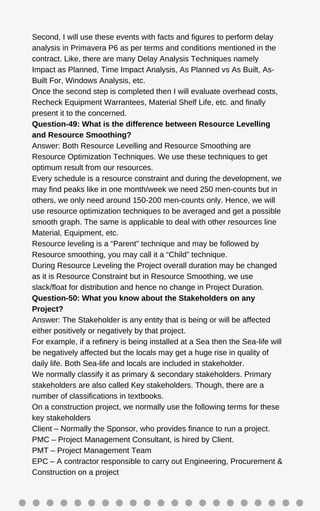 Interview questions-for-planning-engineers | PDF