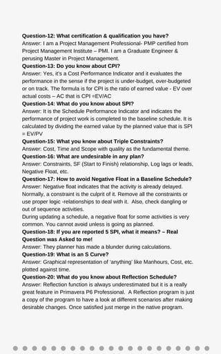 Interview questions-for-planning-engineers | PDF