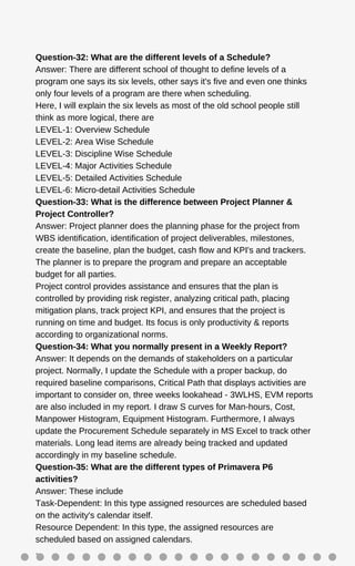 Interview questions-for-planning-engineers | PDF