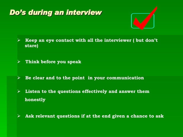 Interview Skills | PPT