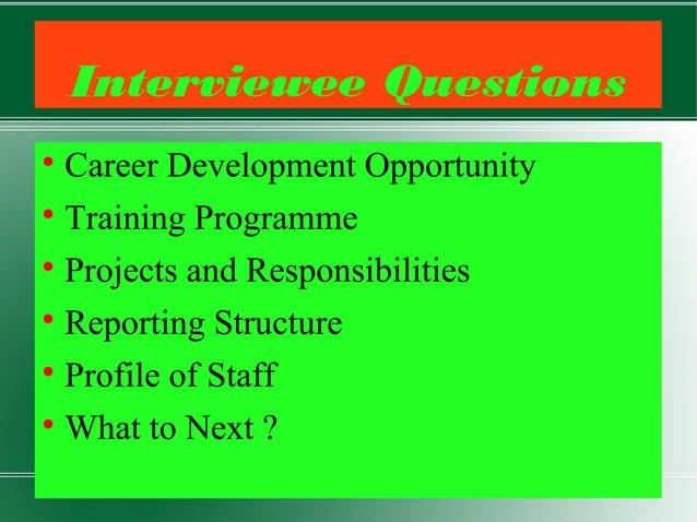 Interview skills | PPT