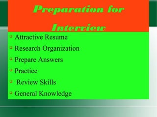 Interview skills | PPT