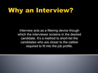 Interview skills | PPTX