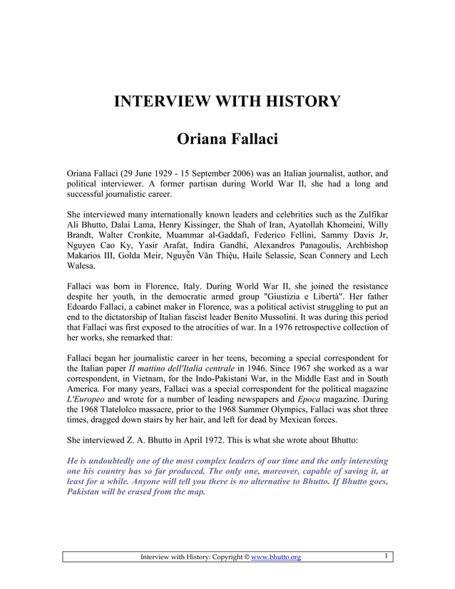 Interview with-history | PDF