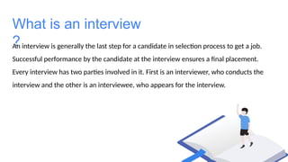 what is an Interview ad questions -WPS Office.pptx