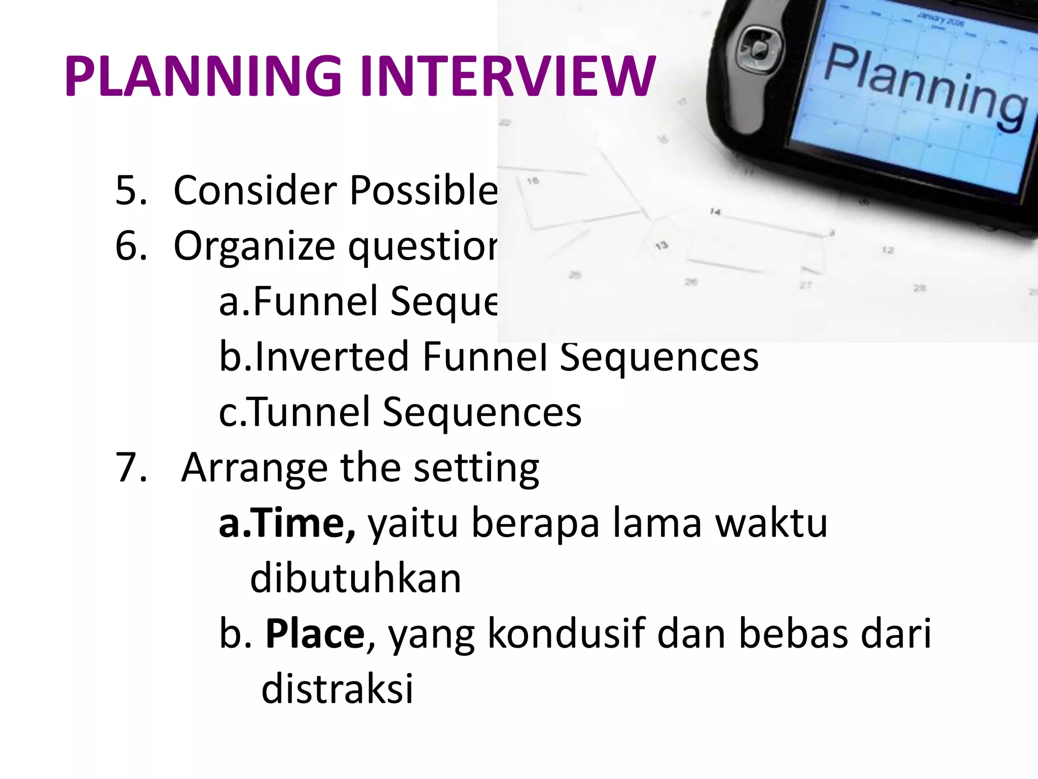 Interview 2 informasi awal dan merancang | PPSX