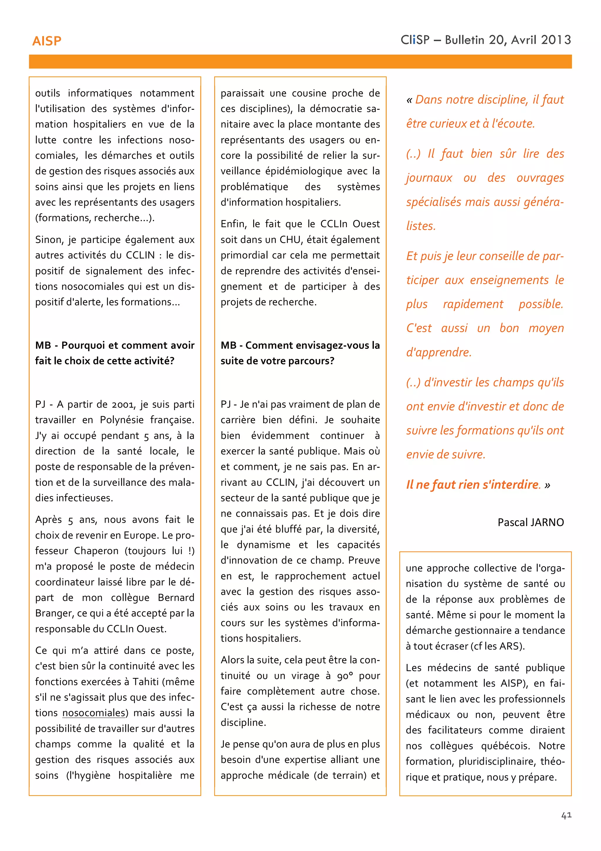 Interview aisp docteur pascal jarno | PDF