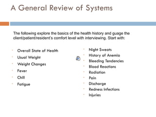 Interview and history taking | PPT