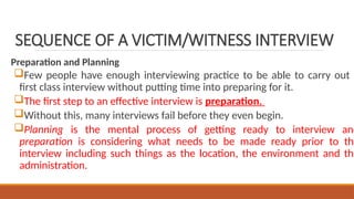 Interview and Interrogation Techniques Presentation | PPT