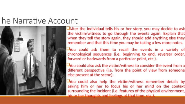 Interview and Interrogation Techniques Presentation | PPT