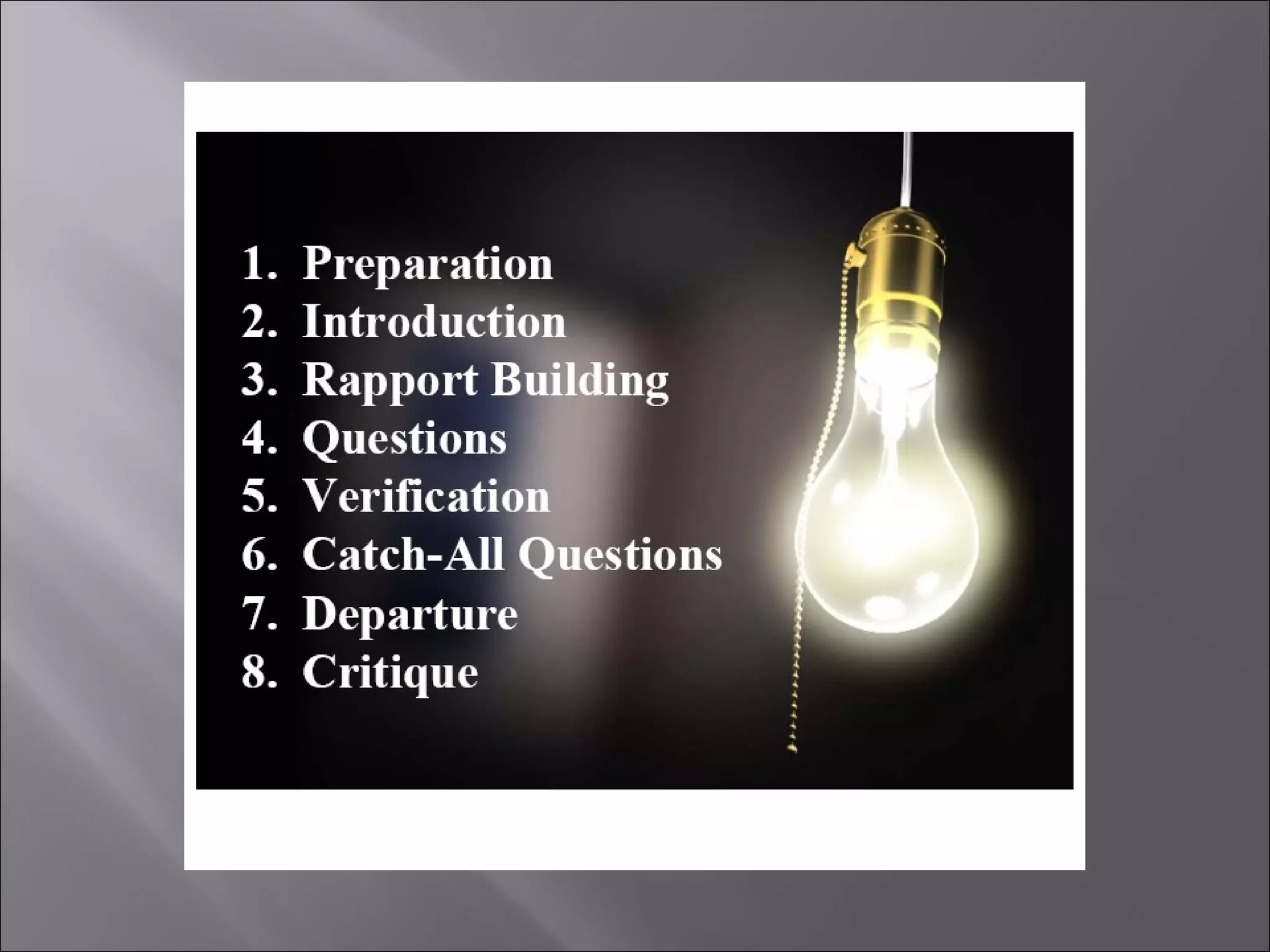 Interview and interrogation_powerpoint | PPT