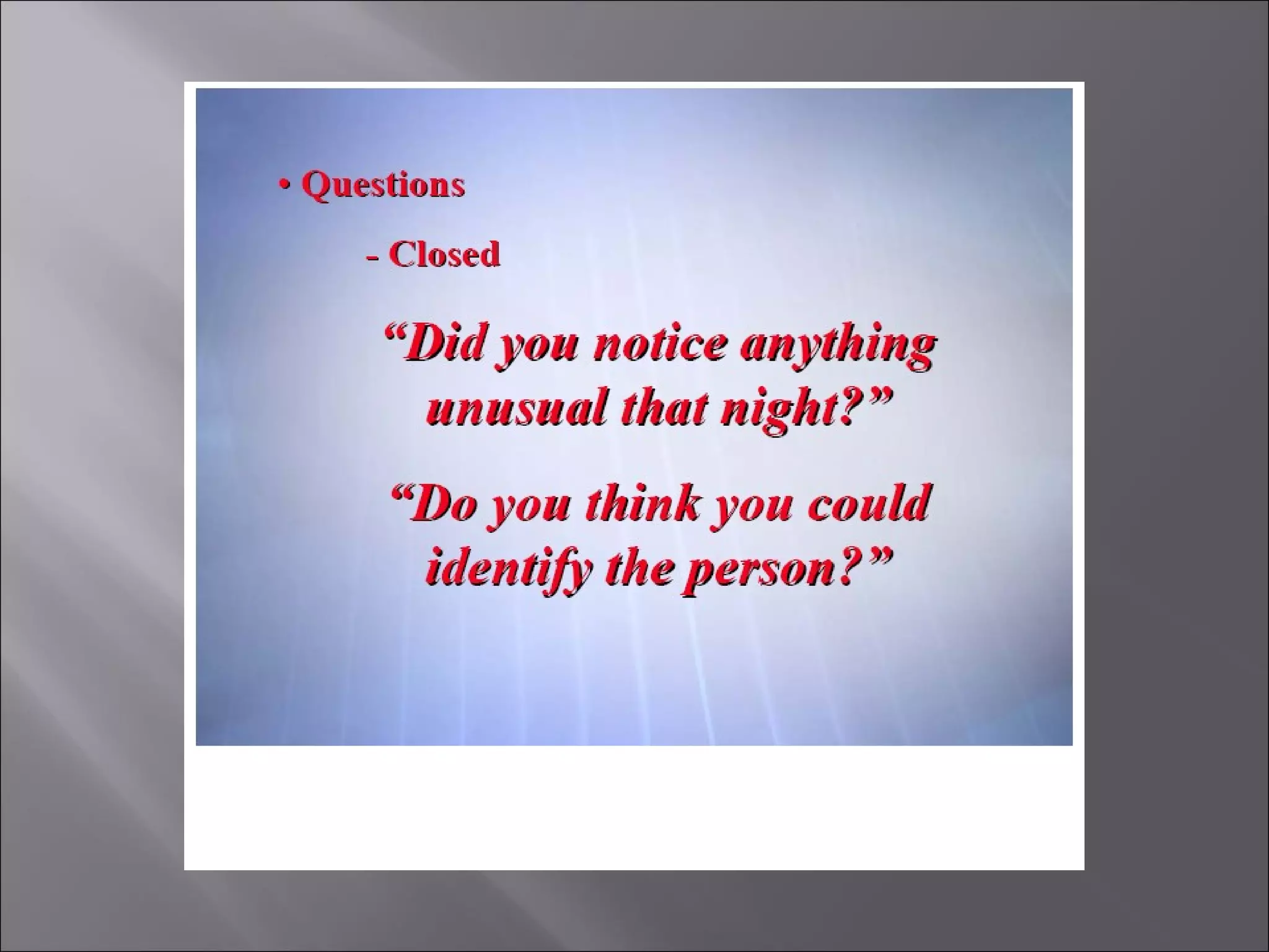 Interview and interrogation_powerpoint | PPT