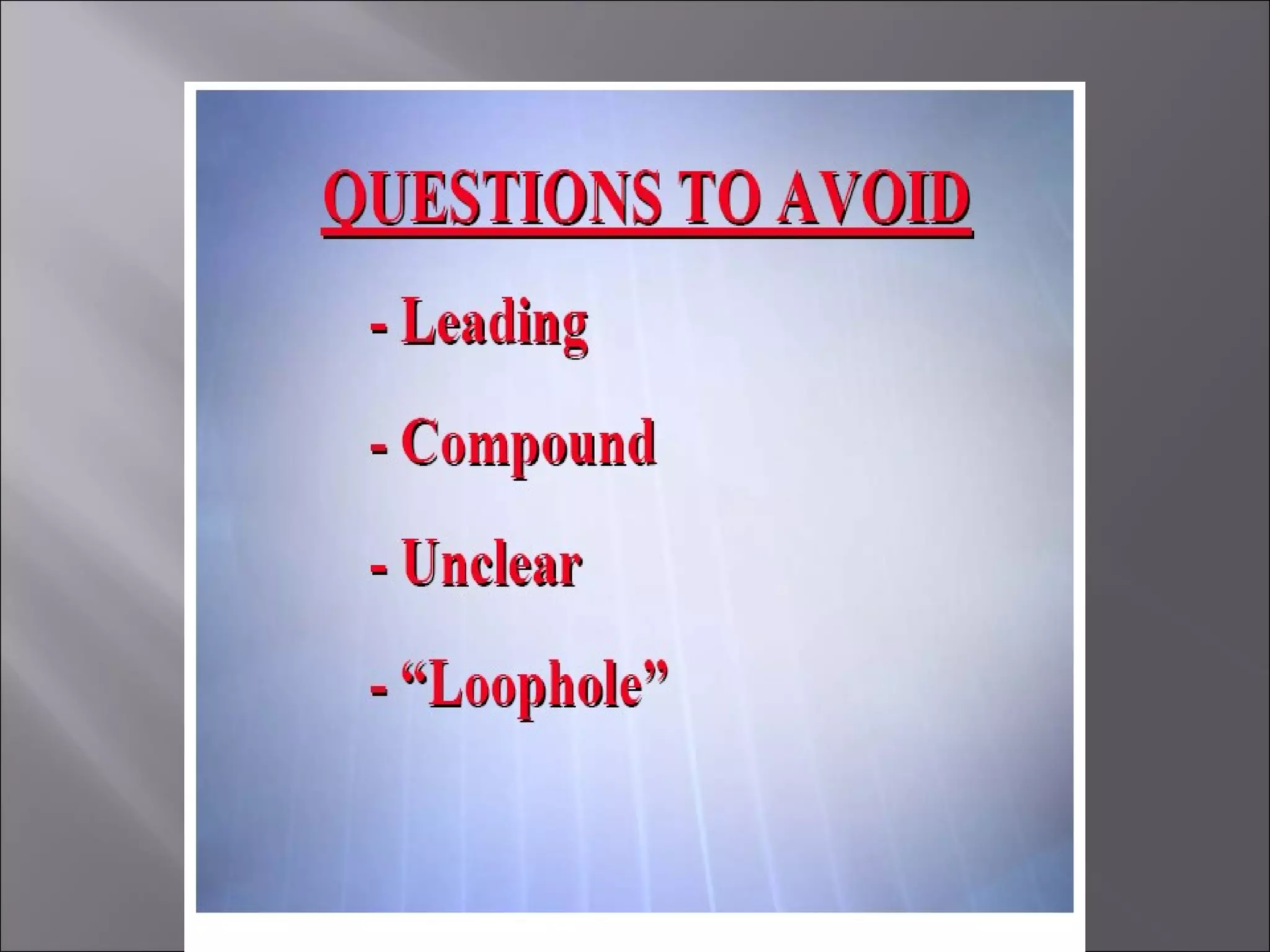 Interview and interrogation_powerpoint | PPT