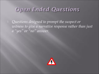 Interview and interrogation_powerpoint | PPT