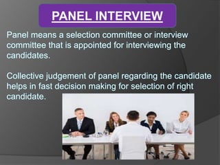 Interview and its types | PPT