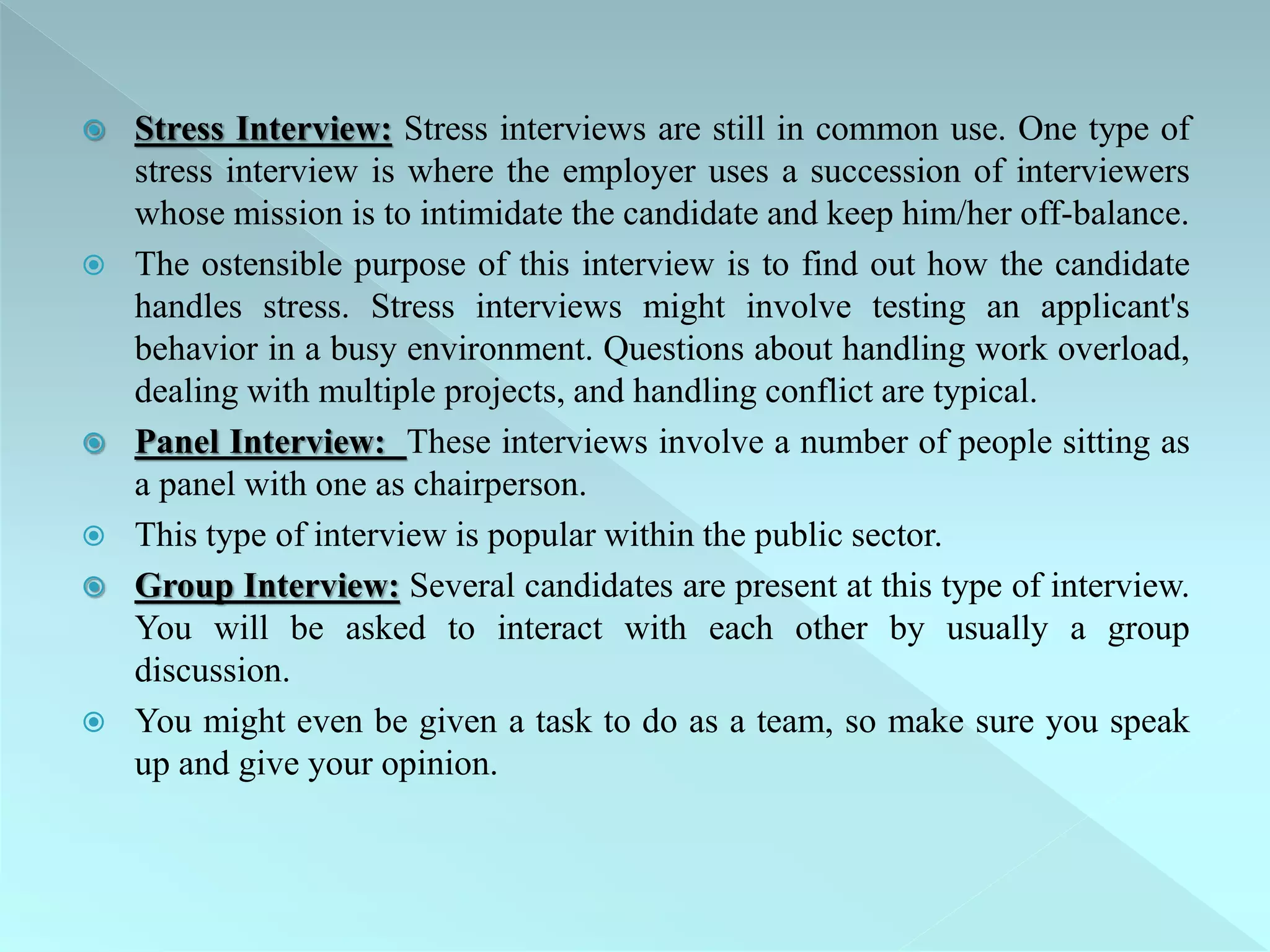 Interview and presentation skills | PPTX