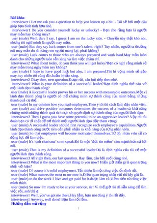 Interview answers skills | PDF