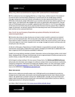 Managing Restoration of Critical Utility Infrastructure