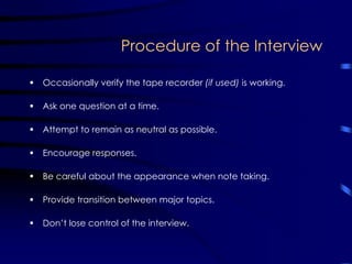 Interview as a method for qualitative research | PDF