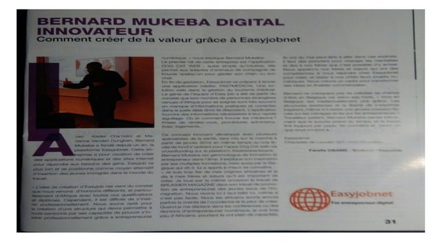Interview Bernard Mukeba | PDF