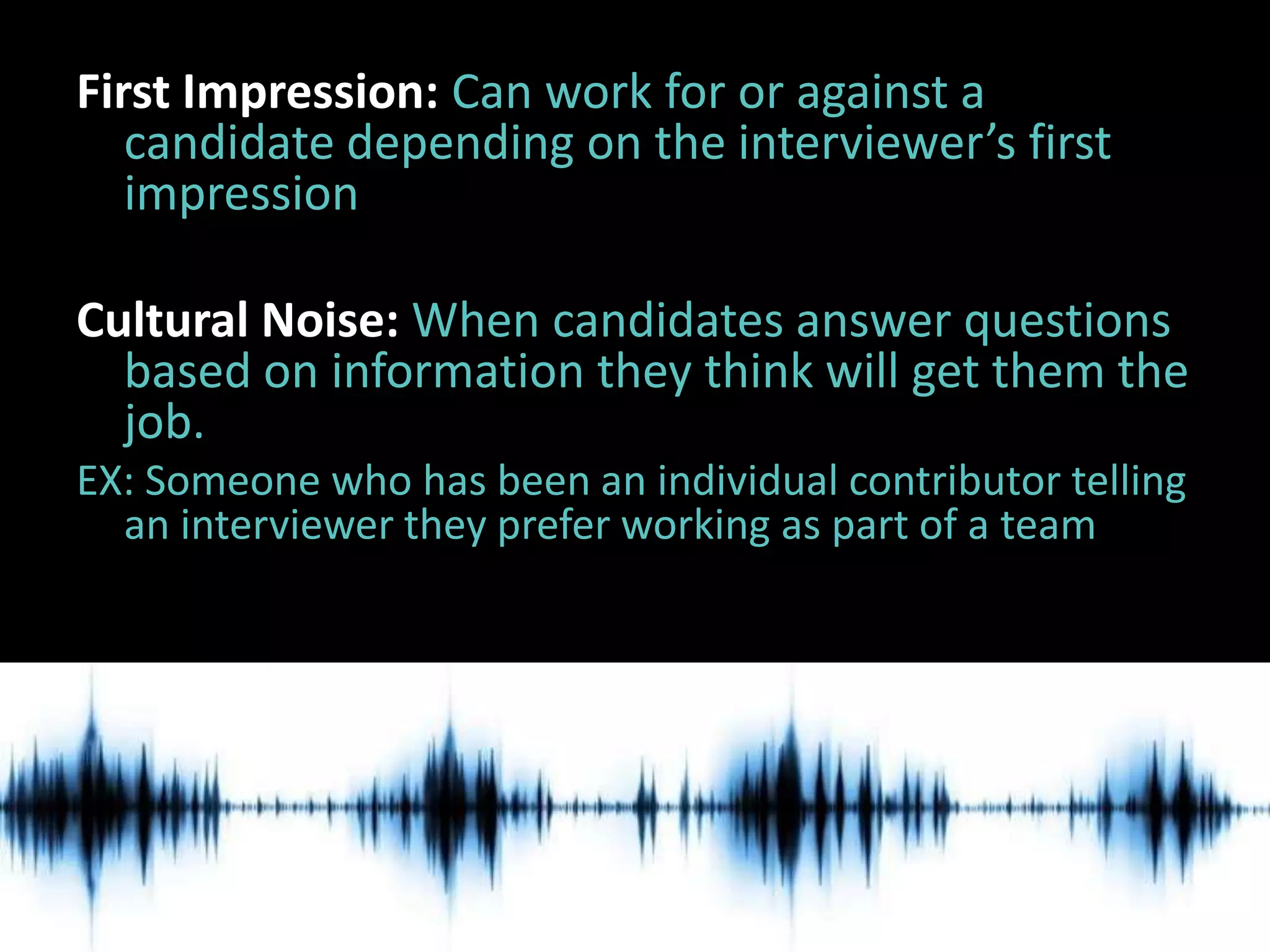 Interview bias | PPTX