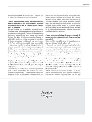 Interview Business + Innovation | PDF