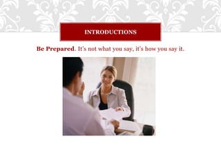 Interview conversations | PPTX