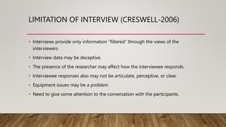 Interview method | PPTX